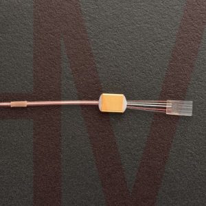 Metallized Fiber Hermetic Feedthru+PM Fiber Array Assembly - 3V-TECH